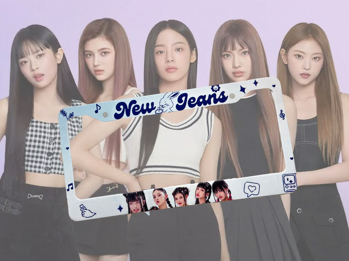 New Jeans Kpop License Plate Frame – Bad Taste Worldwide