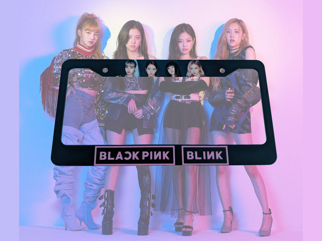 Blackpink Blink Kpop License Plate Frame – Bad Taste Worldwide