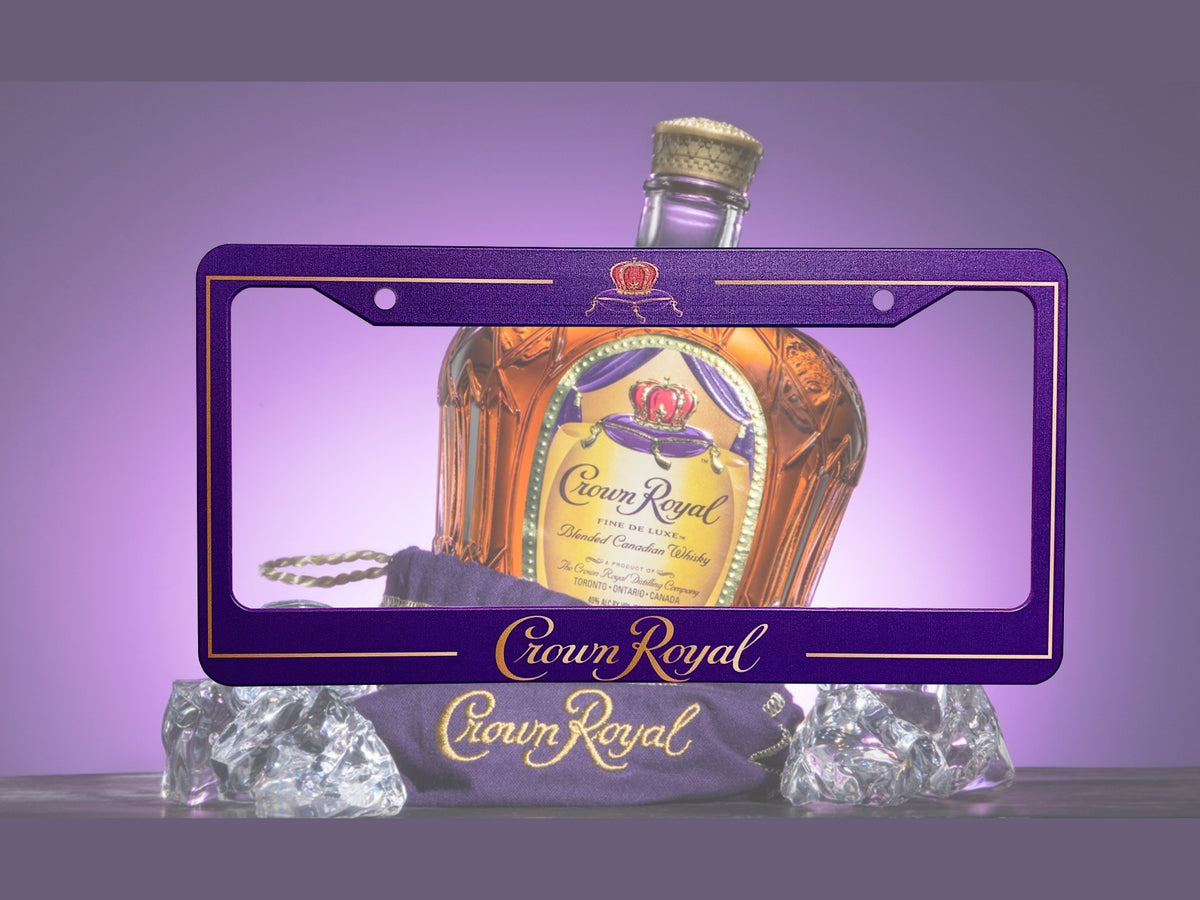 Crown Royal License Plate Frame – Bad Taste Worldwide