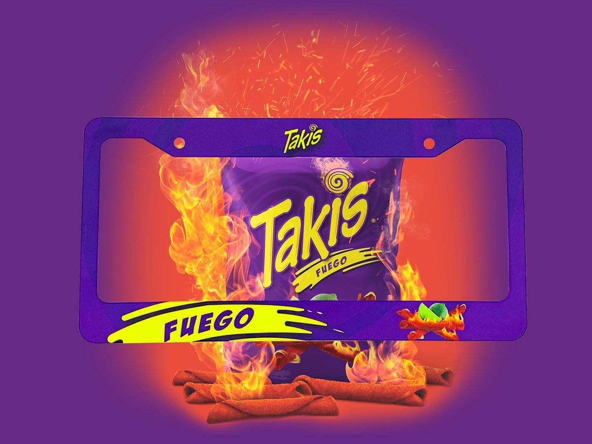 Takis License Plate Frame – Bad Taste Worldwide